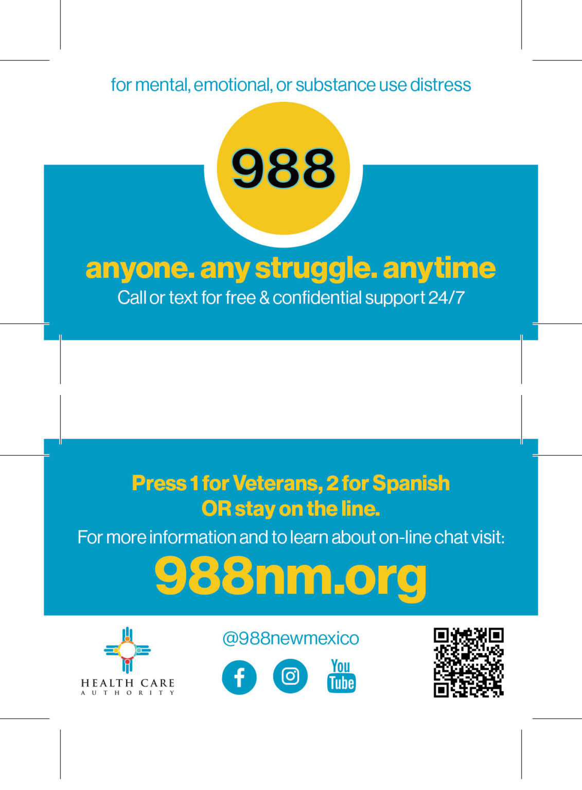 Media Toolkit - 988 New Mexico